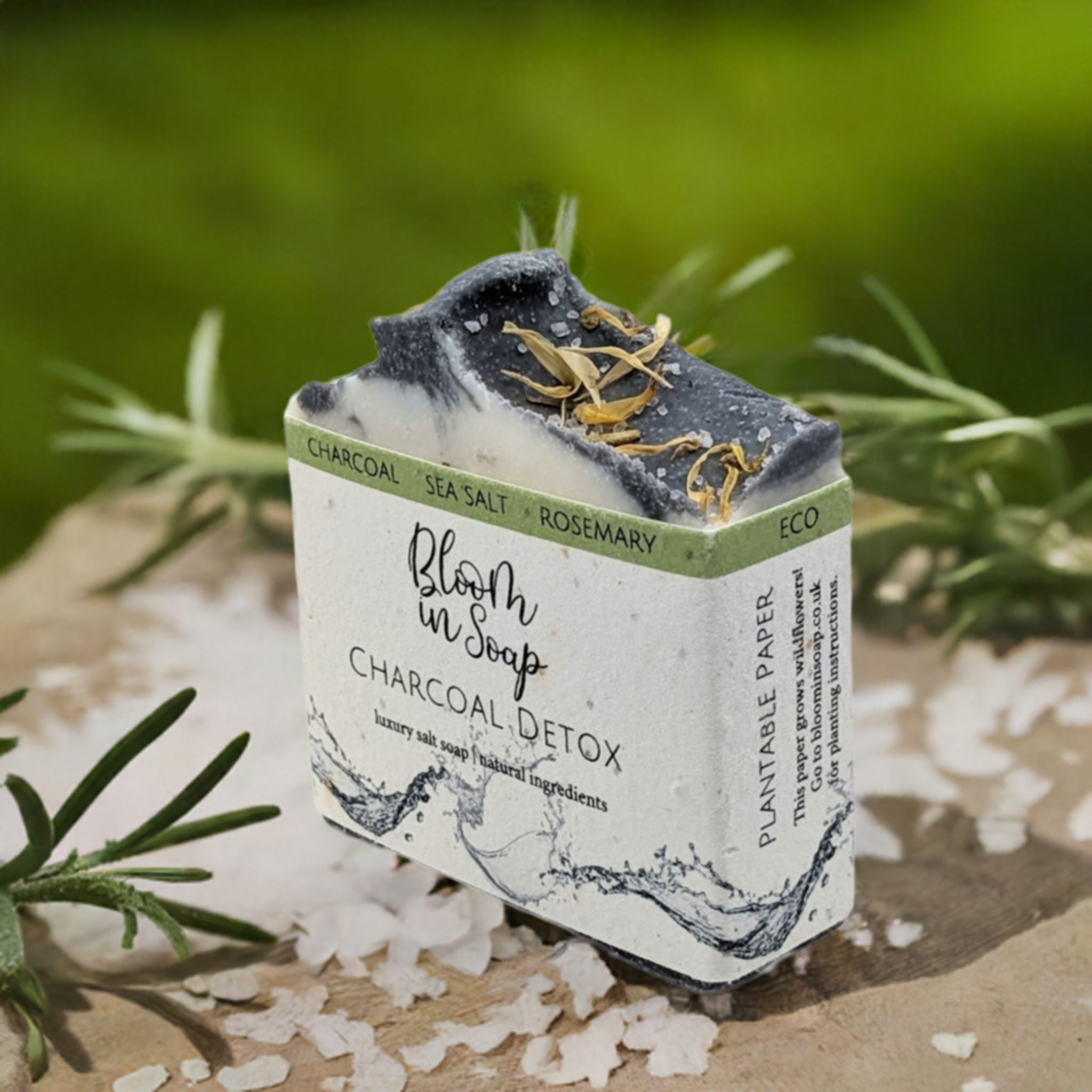 Charcoal Detox | Salt Bars | Bloom In Soap